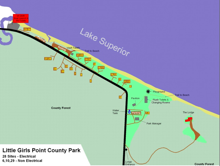 Outdoor Michigan : Little Girls Point County Park